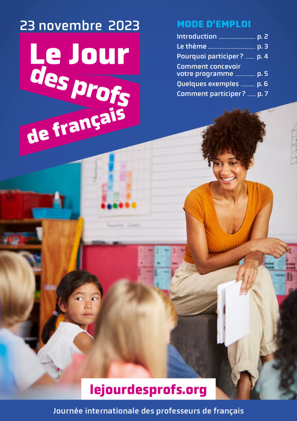La journée internationale des professeurs de français | 23 novembre 2023